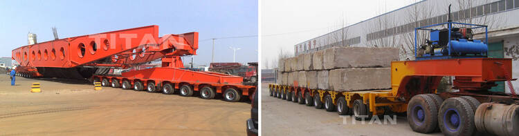 Multi-Axles Modular Trailer for Heavy Haul Transport-TITAN Vehicle