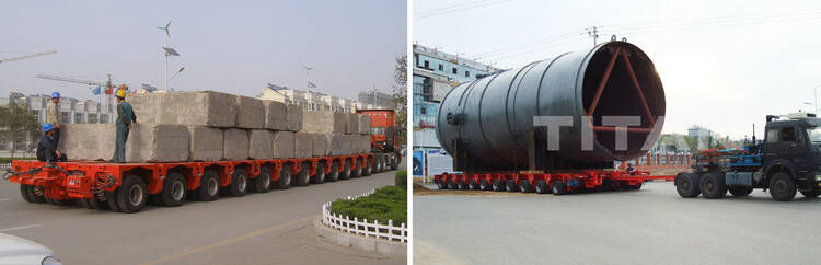 Multi-Axles Modular Trailer for Heavy Haul Transport-TITAN Vehicle