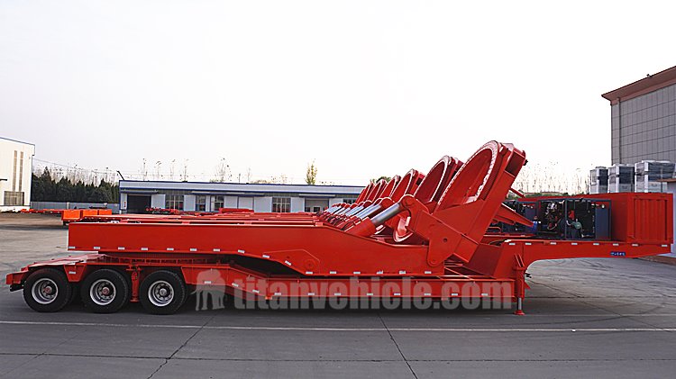 How to Store Wind Blades of Wind Blade Trailer?