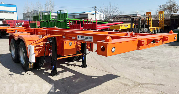 Chasis de contenedor de 2 ejes y 20 pies a la venta en Chile