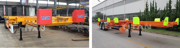 Chasis de contenedor a la venta - Remolque de chasis de contenedor ...