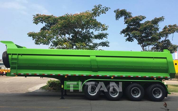 End Dump Trailer | Tipper Semi Trailer For Sale-TITAN VEHICLE