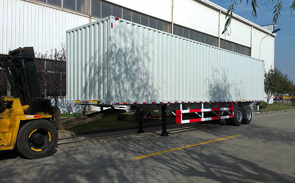 2 Axle Van Semi Trailer for Sale