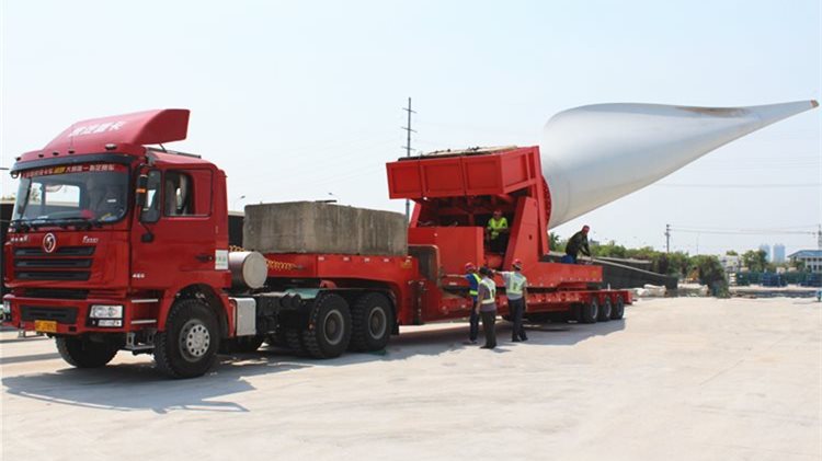 Wind Blade Windmill Transporter Trailer for wind blades transportation