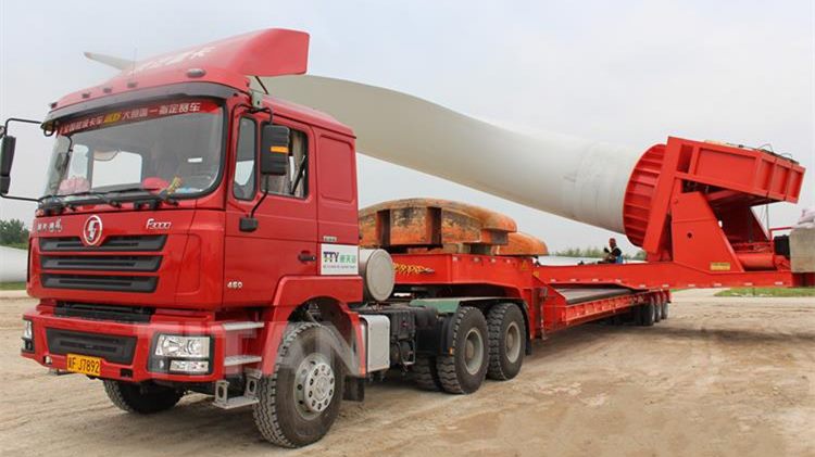Wind Blade Windmill Transporter Trailer for wind blades transportation
