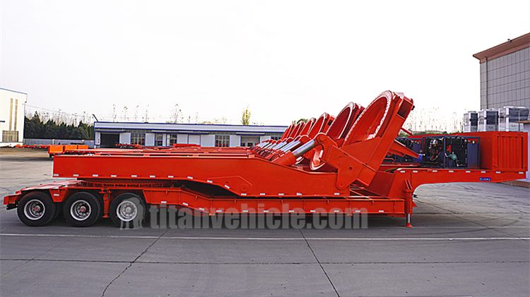 Windmill trailer for 80m Wind Blades Transport ready for shipment to ...