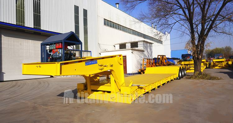 Remolques Lowboy de 3 ejes y 80 toneladas a la venta en Nigeria