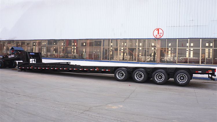 Remolque Lowboy para equipos pesados de 100 toneladas cerca de mí en Zambia