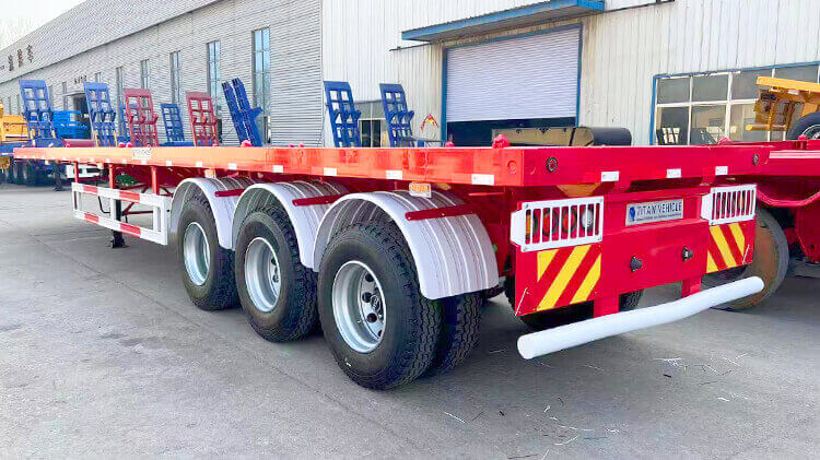 Remolque plataforma de 3 ejes a la venta en Guinea Ecuatorial