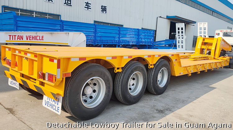 Remolque Lowboy RGN de 3 ejes y 80 toneladas | Remolque Lowboy ...