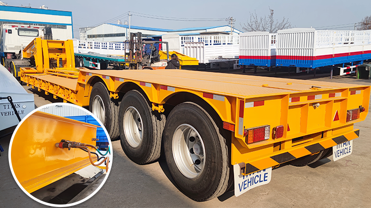 Remolque Lowboy RGN de 3 ejes y 80 toneladas | Remolque Lowboy ...