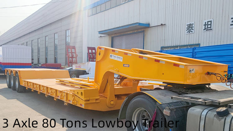 Remolque Lowboy de 3 ejes y 80 toneladas en venta en Mozambique Tete