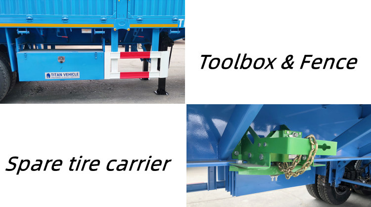 Remolque valla de 4 ejes y 80 toneladas en venta en Mozambique