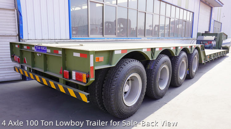 Remolque Lowboy de 4 ejes y 100 toneladas a la venta en Tanzania, Dar ...