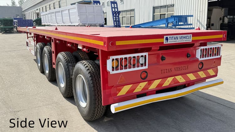 Precios de remolques de plataforma de 4 ejes y 40 pies en Trinidad y Tobago