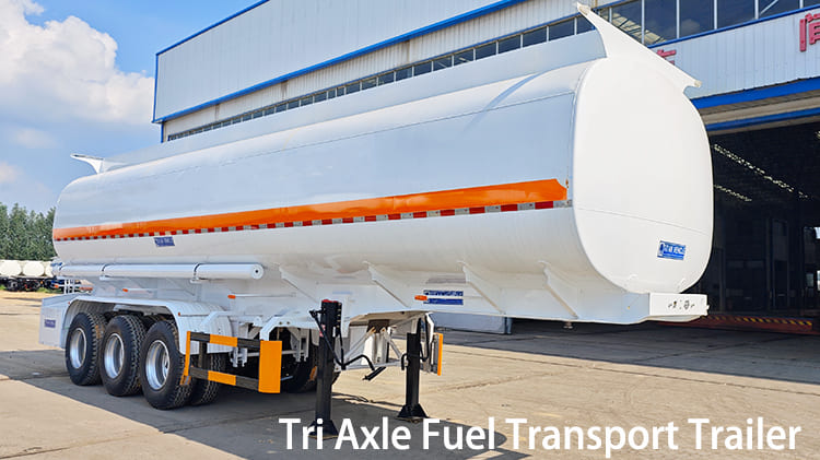 Remolque de transporte cisterna de combustible con eje de 45000 litros a la venta en Jamaica