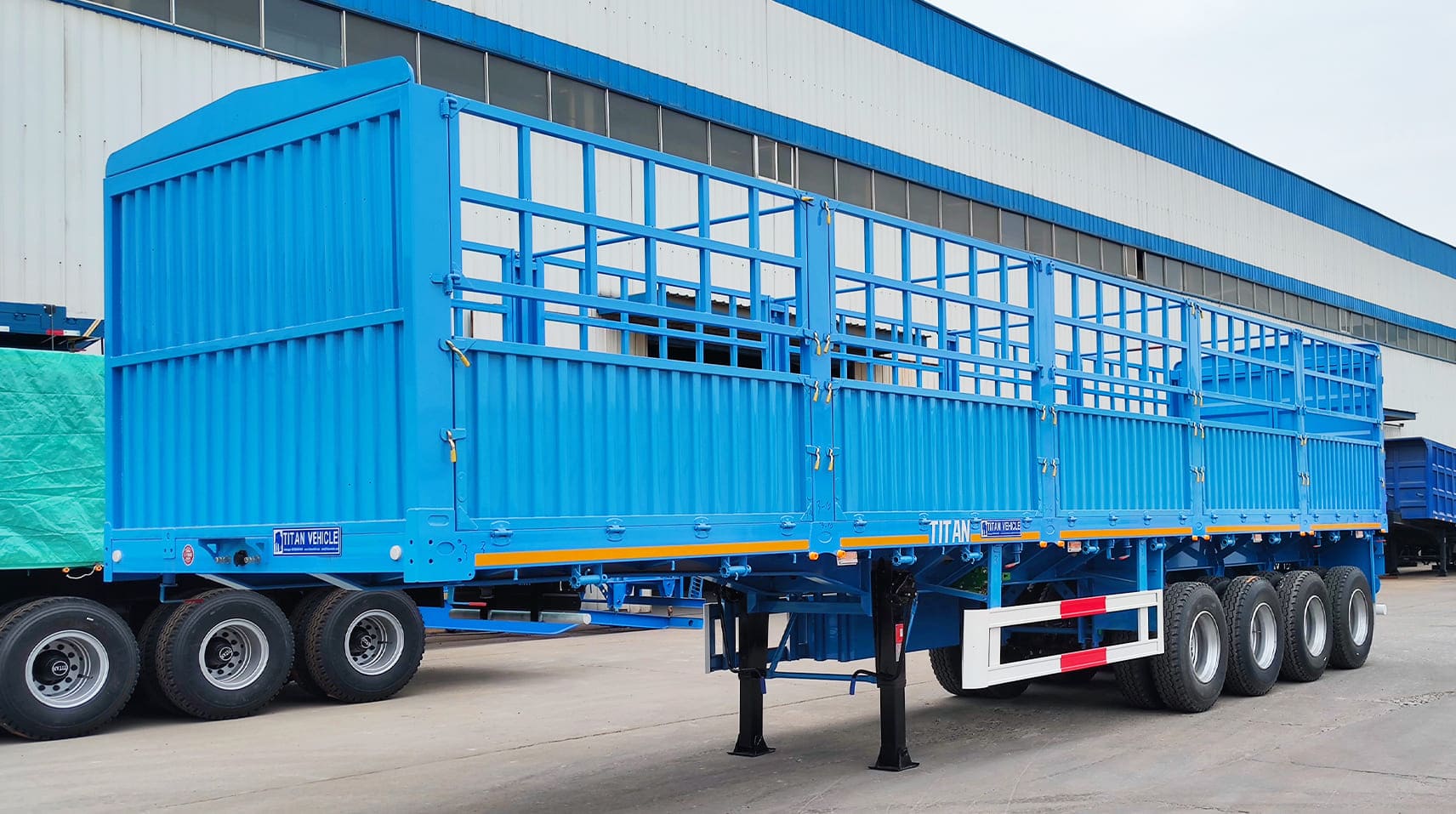 Remolque de Carga con Valla | Remolque de Camión con Valla en Venta en Guinea Ecuatorial