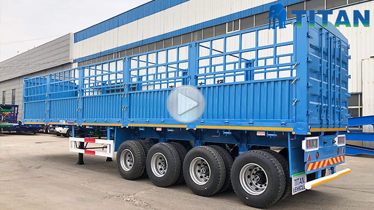 Remolque de Carga con Valla | Remolque de Camión con Valla en Venta en Guinea Ecuatorial