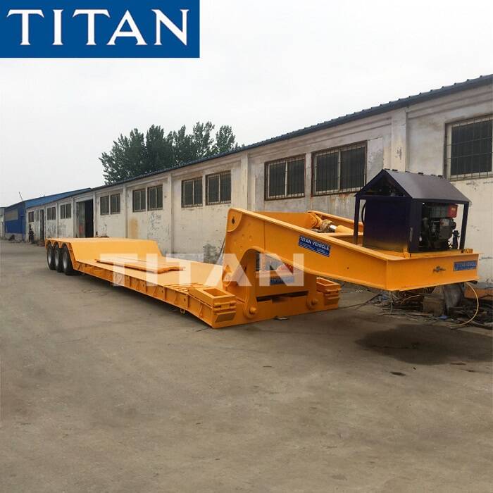 Removable Gooseneck Trailer | 60 Ton Lowboy Trailers For Sale