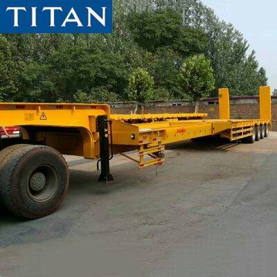 Extendable Lowbed Trailer | Telescopic Lowbed Trailer For Sale