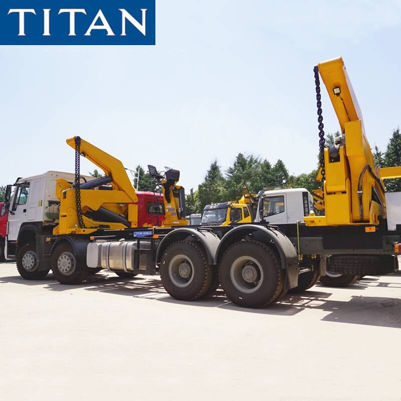 37T 20Ft camión cargador lateral para contenedores en venta fabricante
