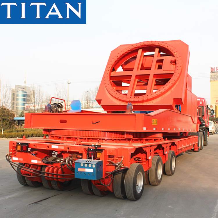 Wind Turbine Tower Transport Windmill Trailer are popular in Vietnem