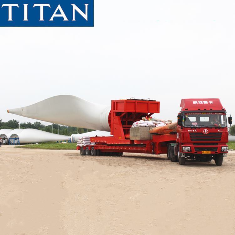 Blades Wind Turbine Blade Transport Trailer usage
