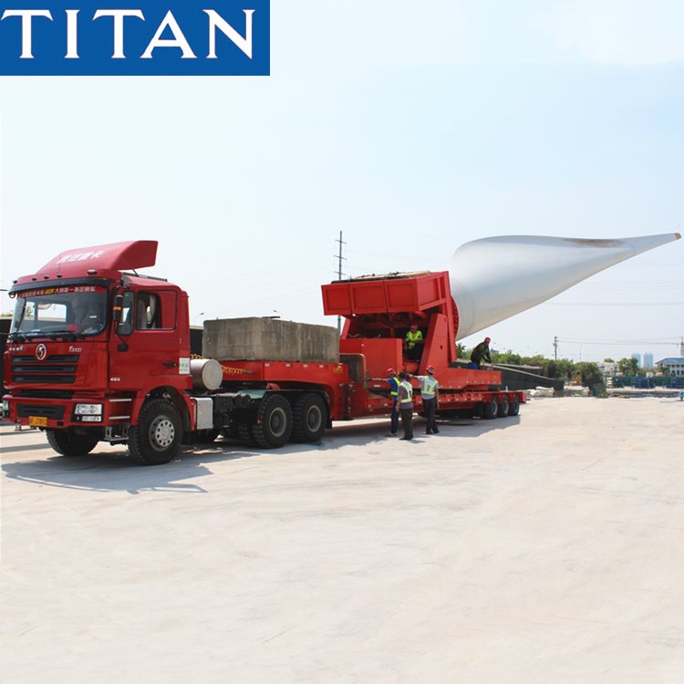 Wind Blade Windmill Transporter Trailer for wind blades transportation
