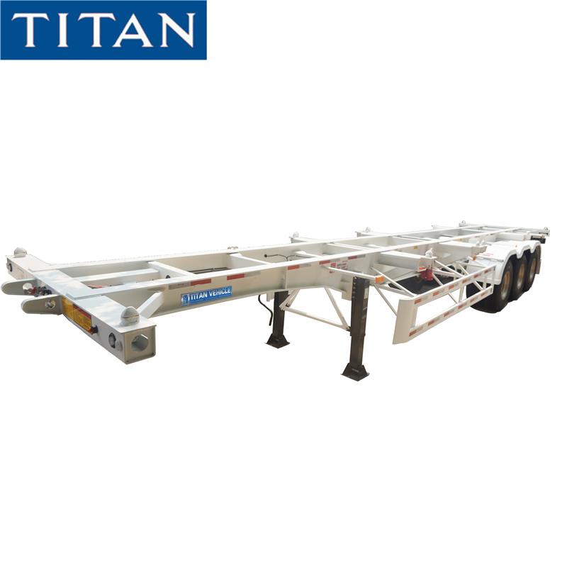 Chasis de 40 pies de tres ejes a la venta cerca de mí en Nigeria - Vehículo TITAN