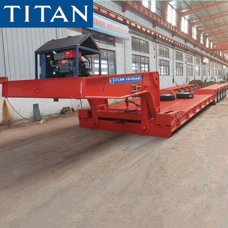 Remolque Lowboy desmontable 150T a la venta en Senegal