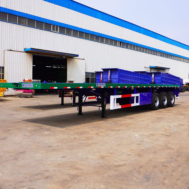 Semirremolque de plataforma de tres ejes a la venta en Mauritania, Nouakchott