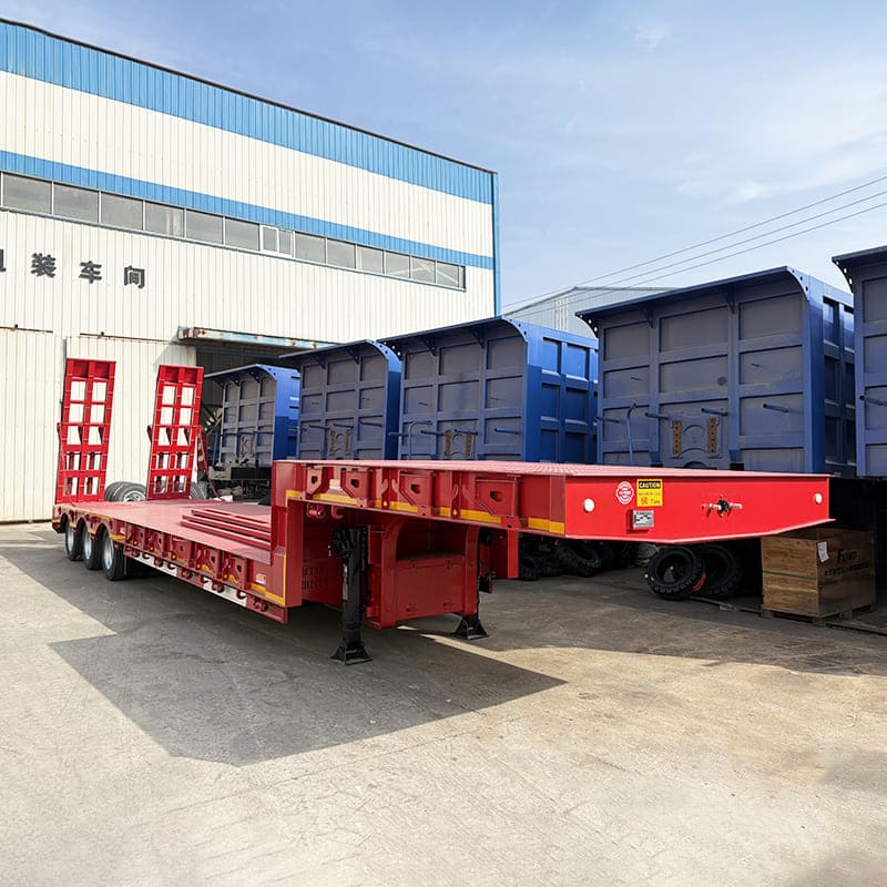 Remolques de plataforma baja de 60 toneladas a la venta en Tanzania, Mtwara