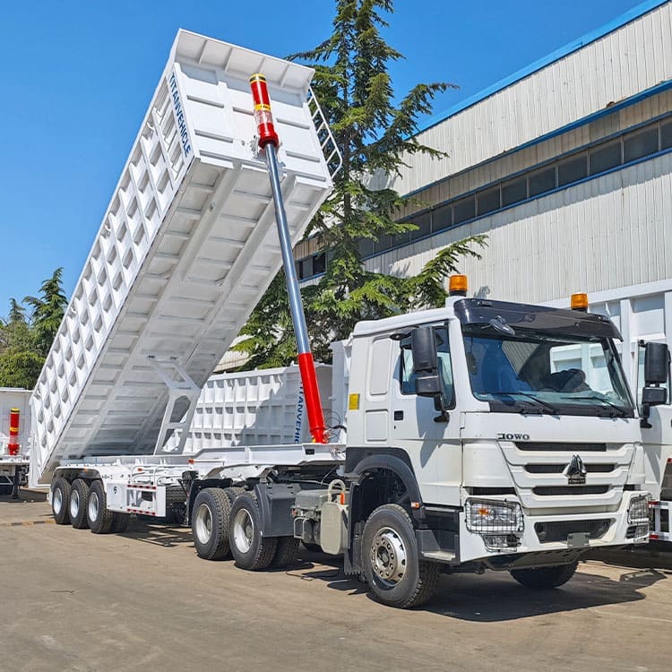 Camión Semirremolque de Volteo Lateral en Argentina